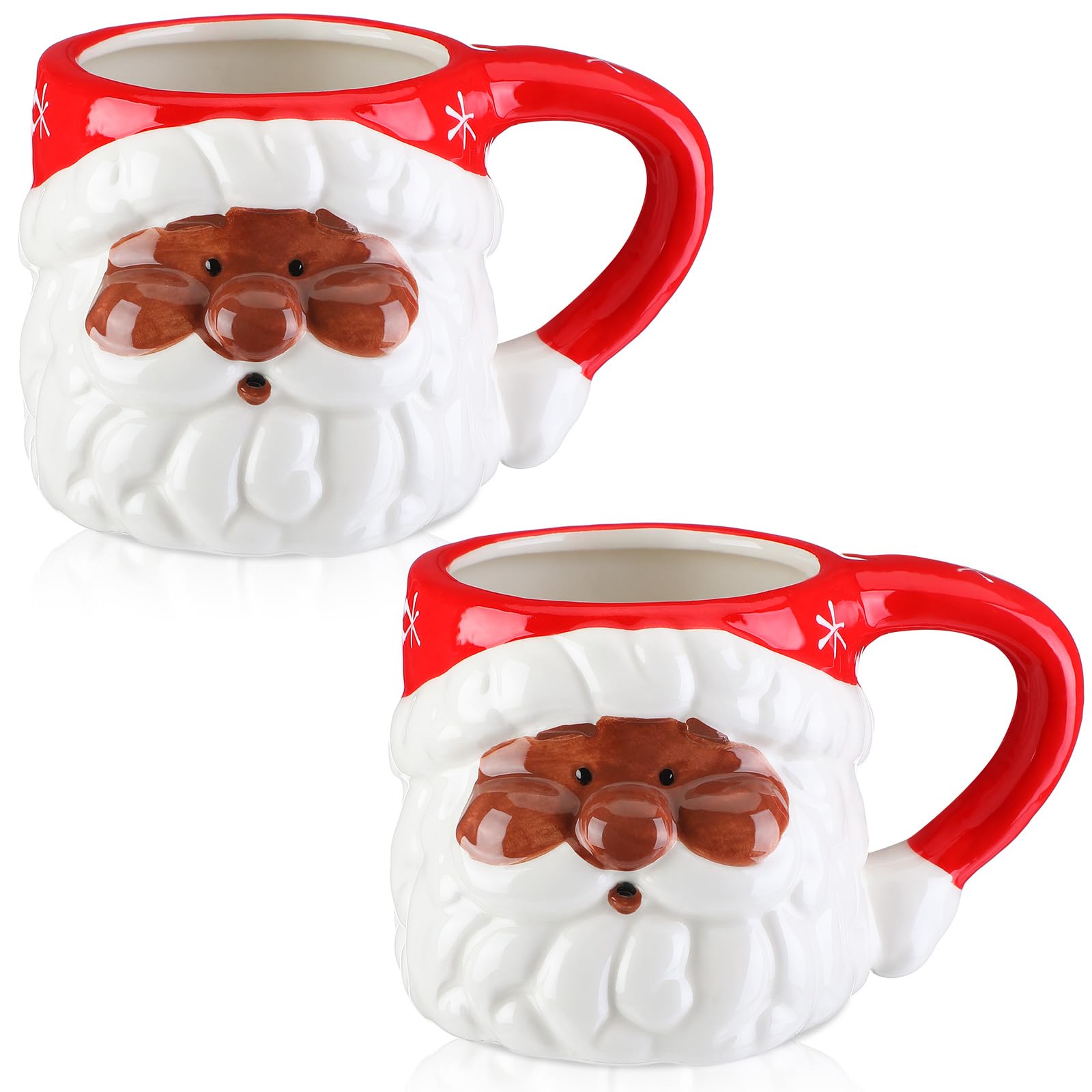 Amazon.com: Sliner 2 Pcs African Santa Mug Christmas Black Santa ...