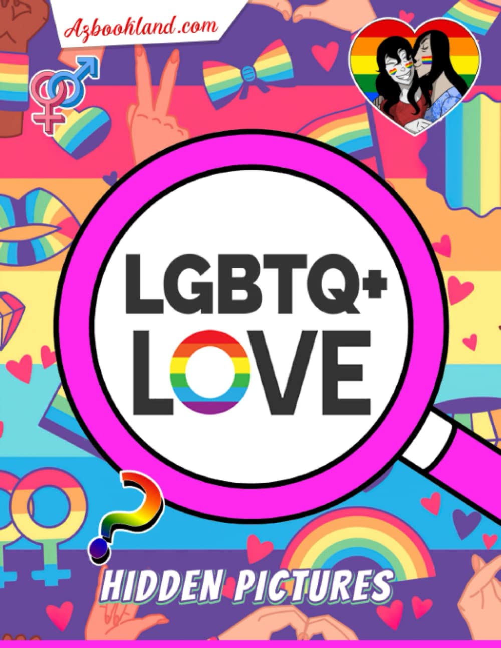 Amazon | LGBTQ+ Love Hidden Pictures: Activity Book Embark on a Journey ...