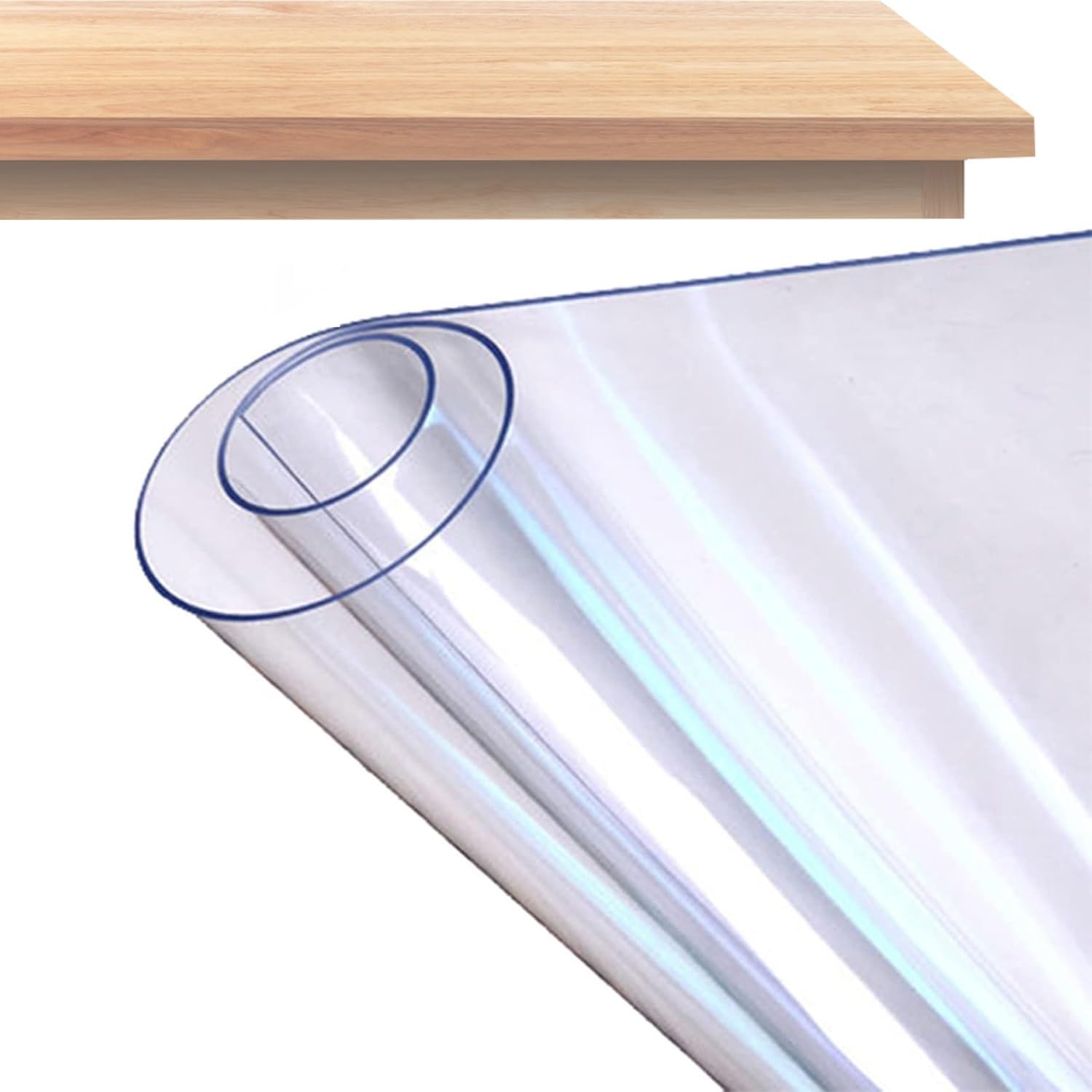 PVC Chair Mat Writing Desktop Desk Mats Transparent Floor Mats 45x65 ...