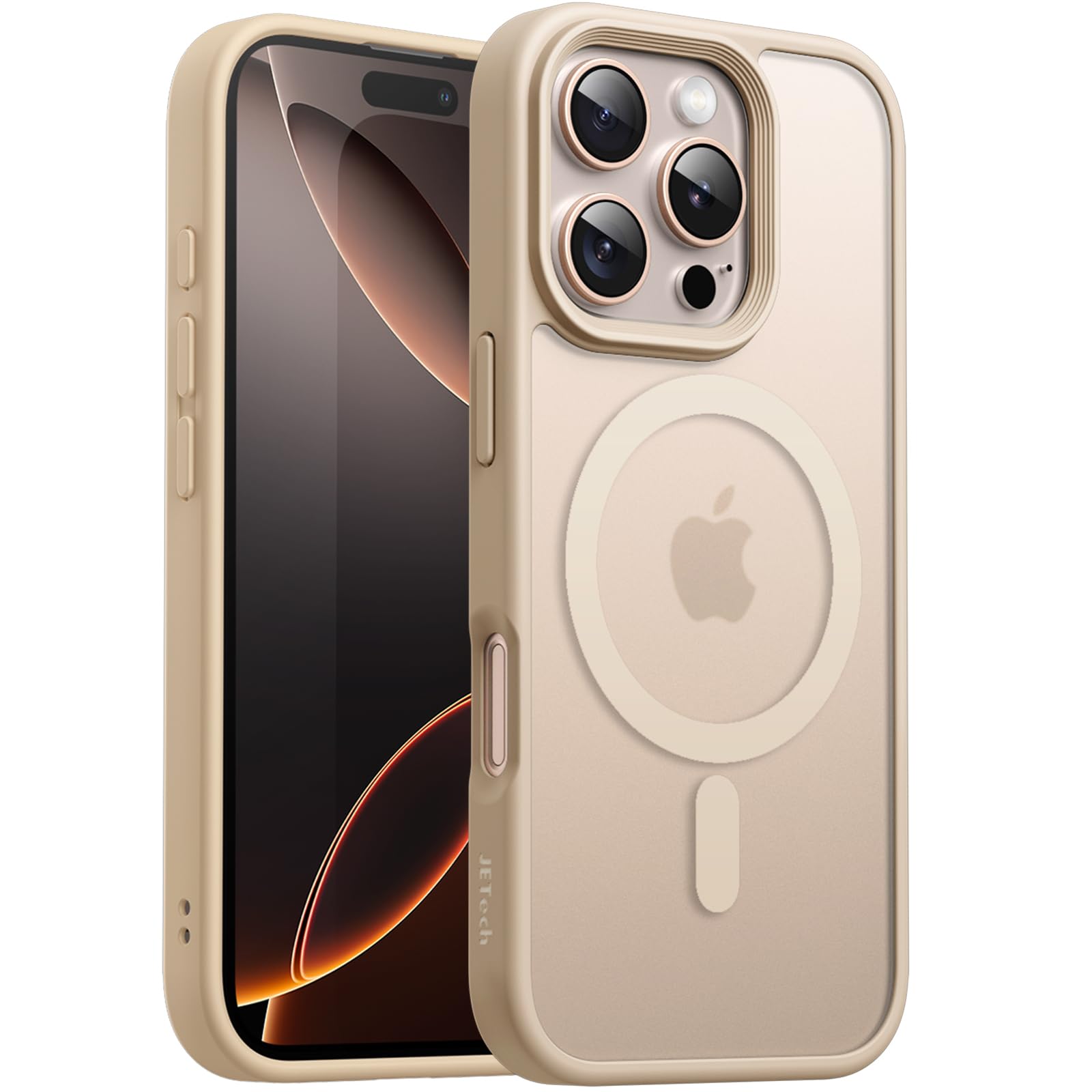 Amazon.com: JETech Magnetic Case for iPhone 16 Pro Max 6.9-Inch Compatible with MagSafe ...