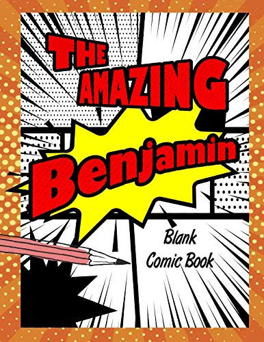 The Amazing Benjamin: Pop Comic Blank Writing Book : Cole, Rob: Amazon ...