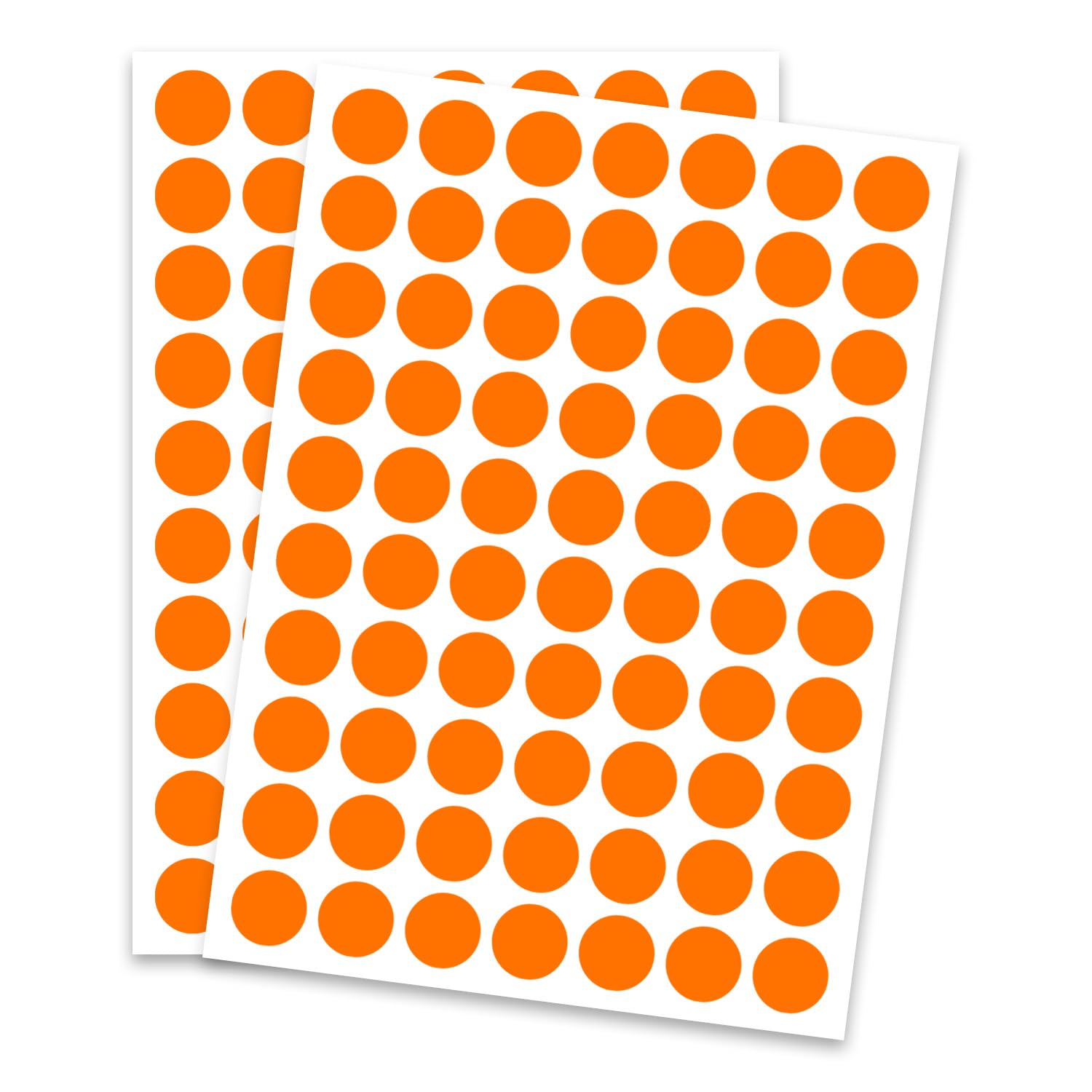 Amazon.com : Dot Stickers,3/4 Inch Orange Circle Stickers,1400pcs Self ...