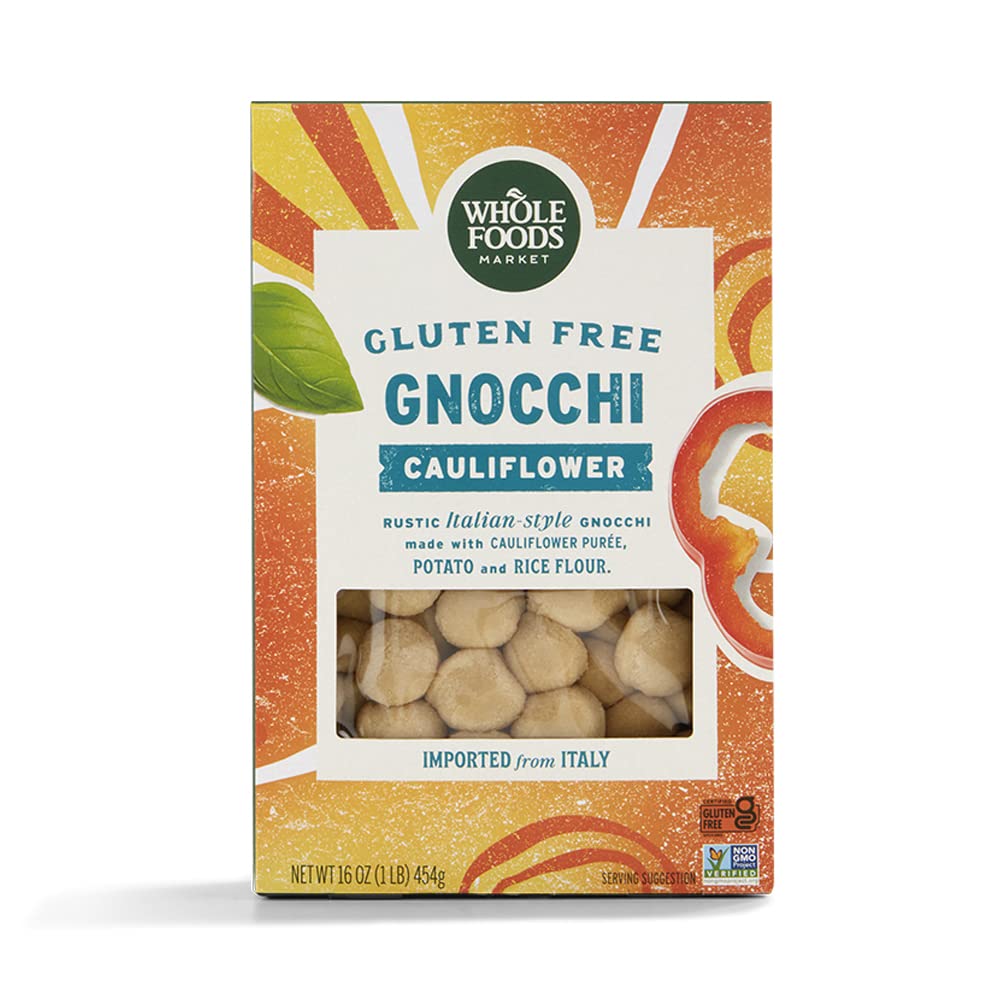 Amazon.com: Whole Foods Market, Cauliflower Gnocchi, 16 Ounce ...