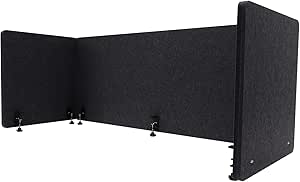 Amazon.com: Sound Proof Desk Divider Set 59 x 24 inch (x1), 24 x 24 ...
