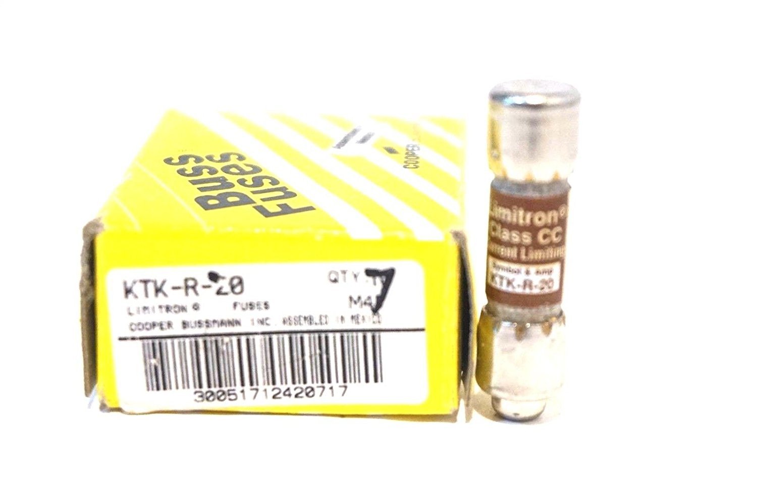 7 NEW BUSSMAN KTK-R-20 FUSES KTKR20 - Amazon.com