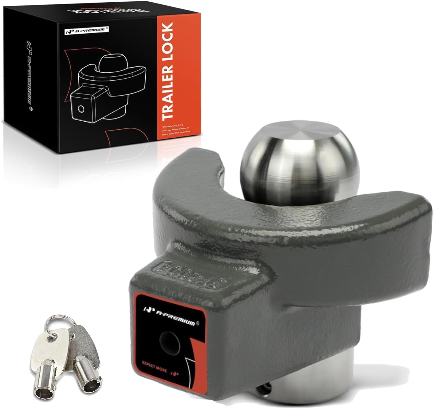 Amazon.com: A-Premium Trailer Hitch Locks, 2 5/16 inches RV Trailer ...