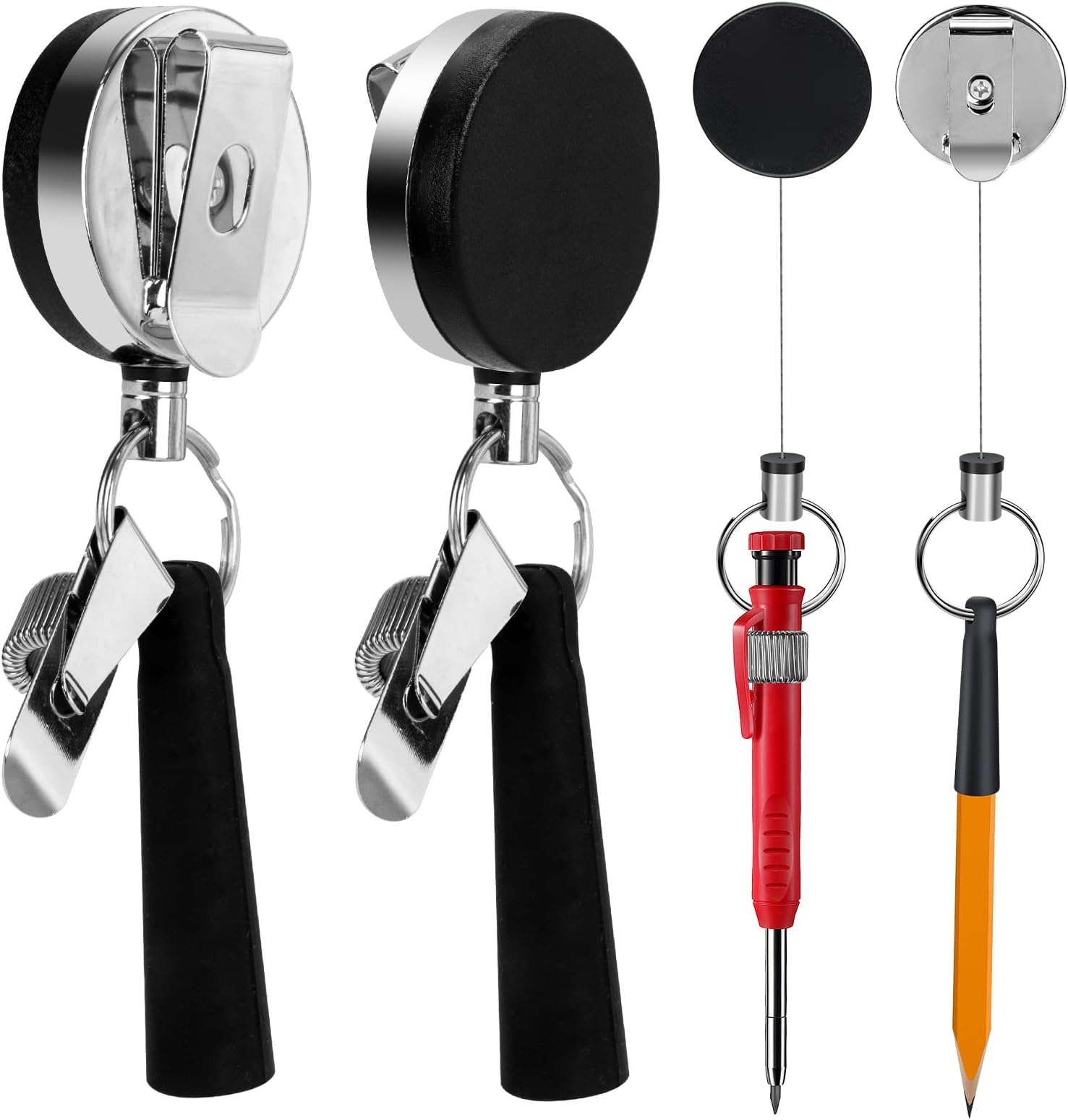 Amazon.com : Pencil Pull Classic Retractable Holder of Marking ...