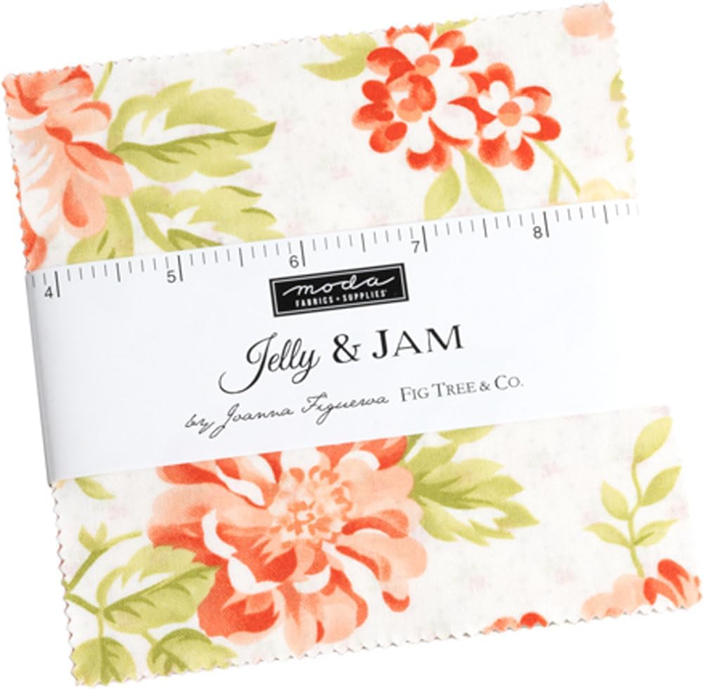Amazon.com: Moda Fabrics Jelly & Jam Charm Pack by Joanna Figueroa; 42 ...