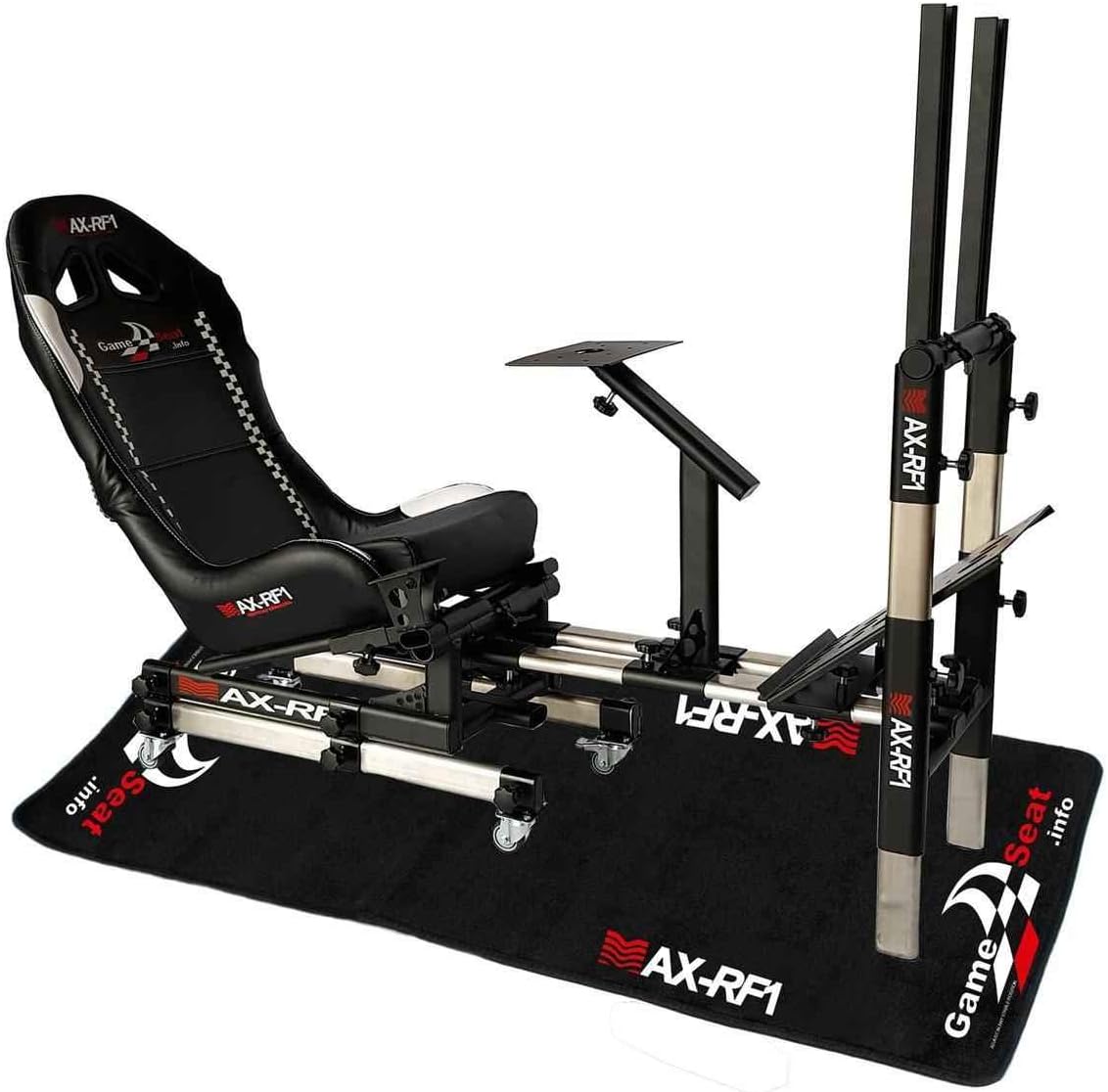 GameSeat Pro Series Black/White.Red, Racing Chair, Video Game Driving ...