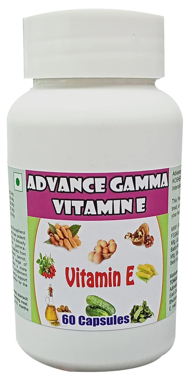 ADVANCE GAMMA VITAMIN E CAPSULES - 60 CAPSULES (GET 1 BOTTLE ADVANCE ...