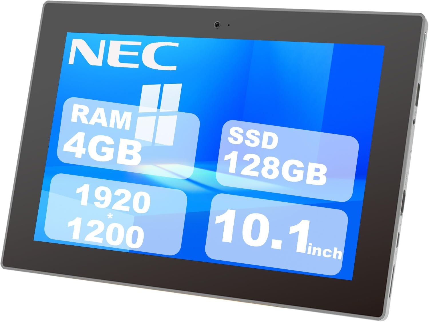 Amazon.co.jp: NEC 10.1インチタブレット PC-VKF11U-5/高速処理 Celeron N4100/メモリ4GB/ストレージ128GB/Bluetooth·Wifi ...