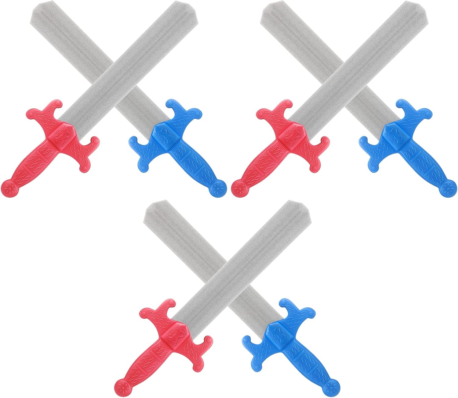 Amazon.com: Lenwen 6 Pieces Foam Sword 18.9 Inch Toy Swords Weapons ...