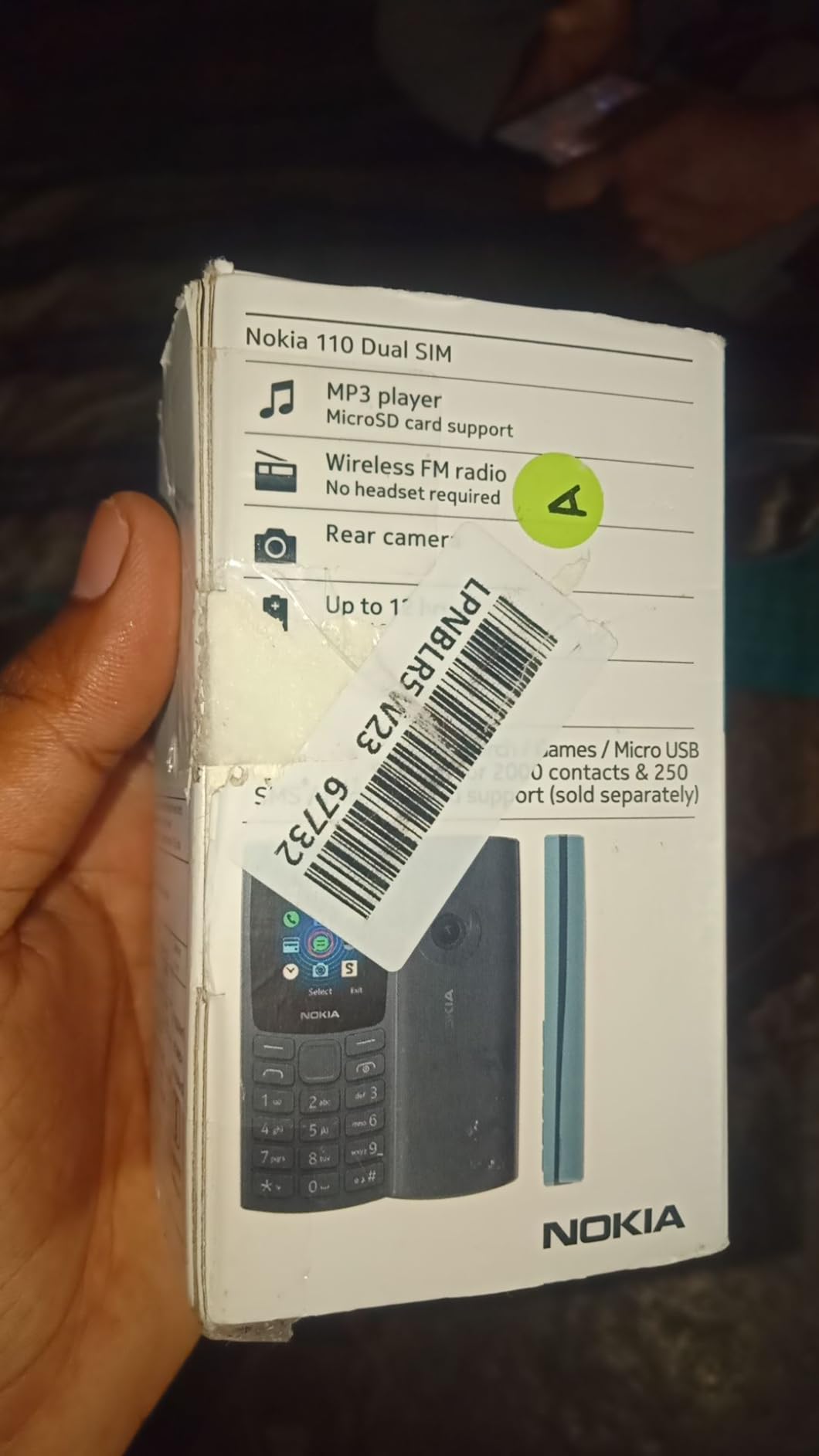 (Refurbished) Nokia 110 with Built-in UPI App and Scan & Pay Feature ...