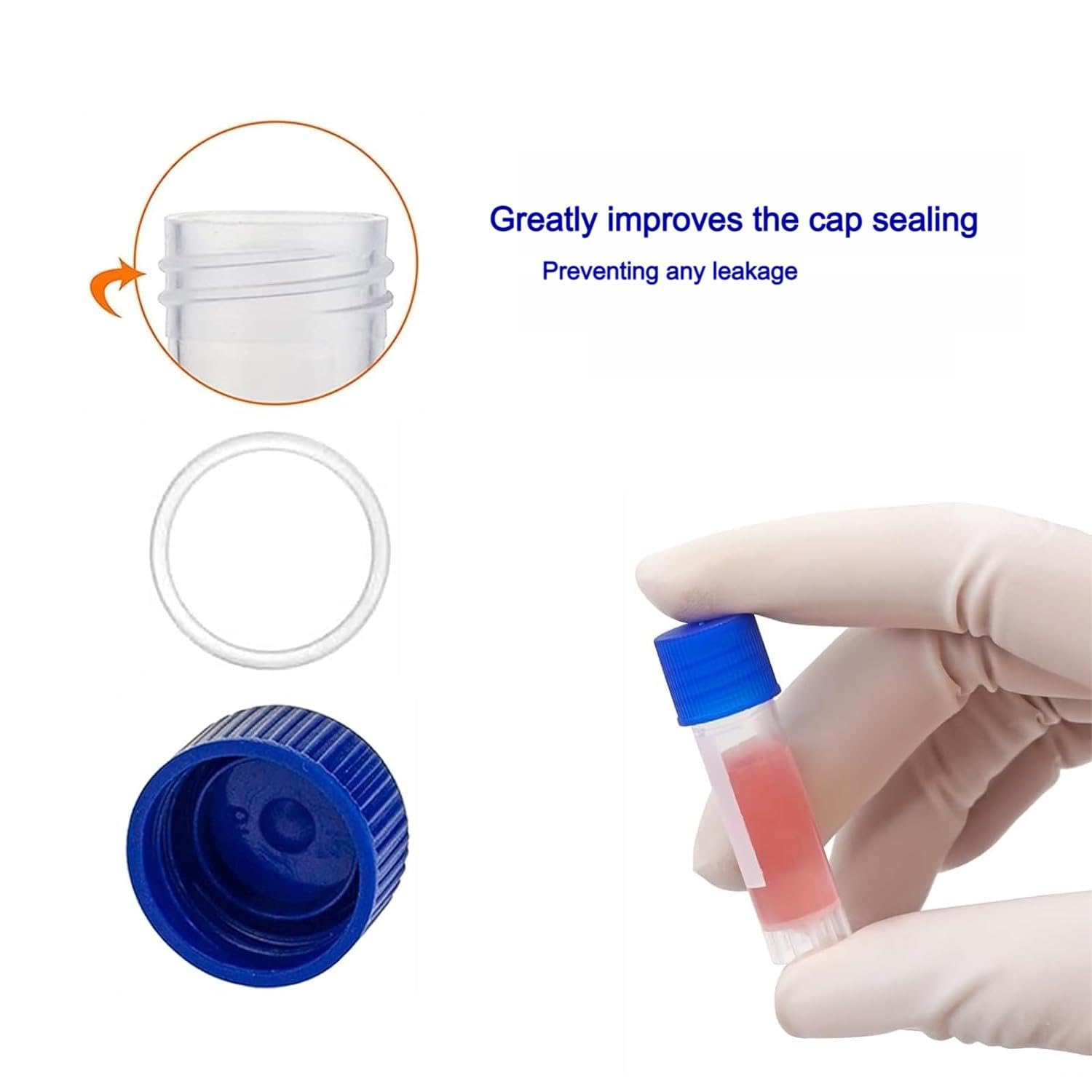 Snapklik.com : Zoomto 18ml Lab Plastic Frozen Test Tubes 500PCS,Self ...