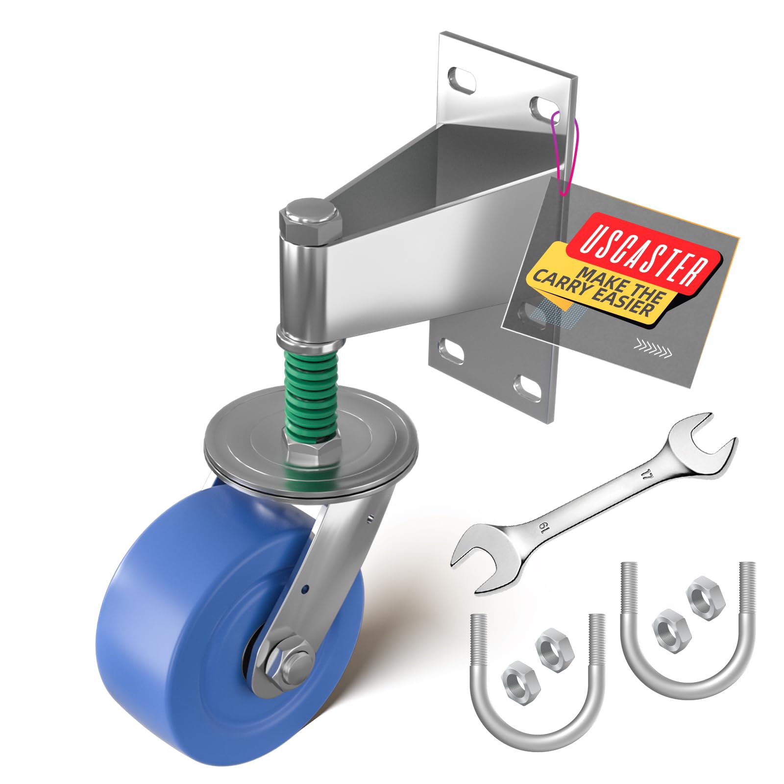 Snapklik.com : Uscaster Gate Wheel Caster 1400Ibs Capacity For Metal ...