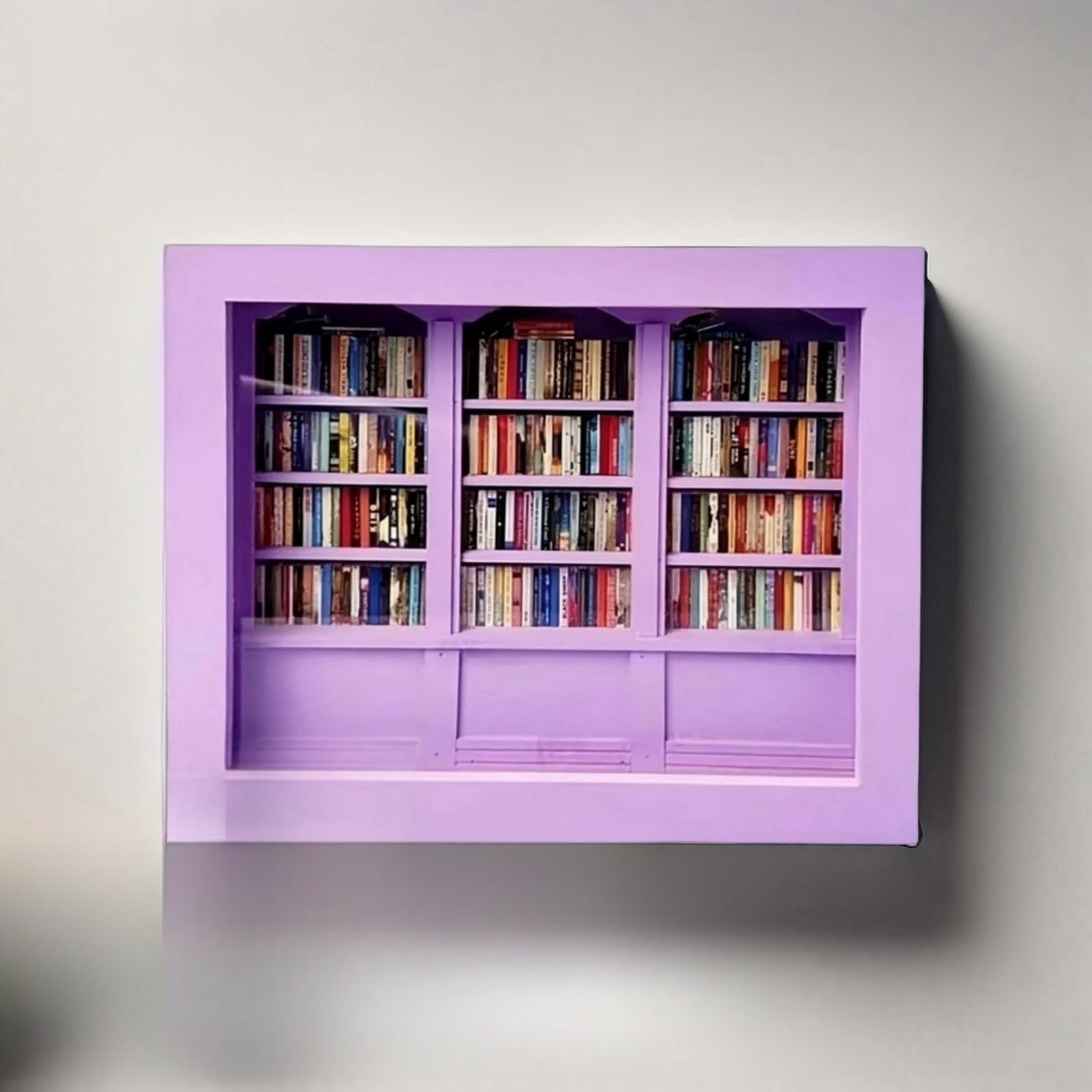 Amazon.com: LeatherleafWorth Anxiety Mini Bookshelf-Shake Off Anxiety ...