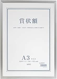 Amazon | セキセイ SEKISEI 額縁 セリオ アルミ賞状額 A3 アルミ製 SRO-1328SRO-1328-00 | 額縁・パネル 通販