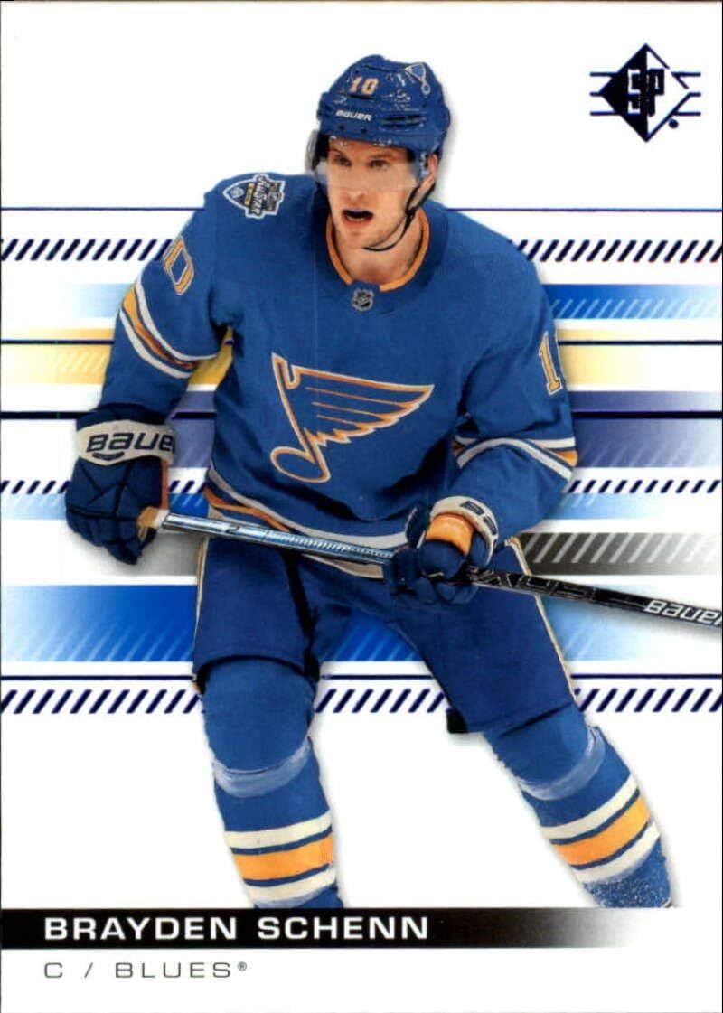Amazon.com: 2019-20 SP Hockey Blue #25 Brayden Schenn St. Louis Blues ...