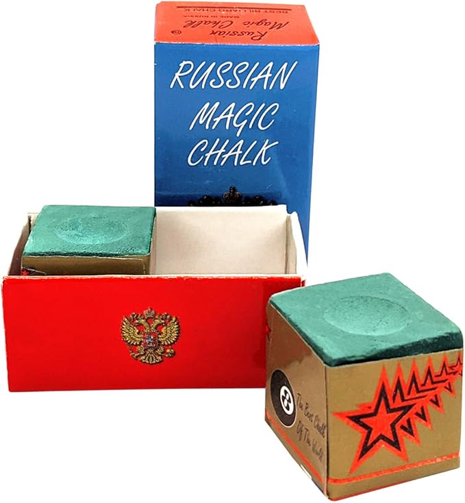 Amazon.com : yinat Magic Chalk Russian Green, Billiard Chalk : Sports ...