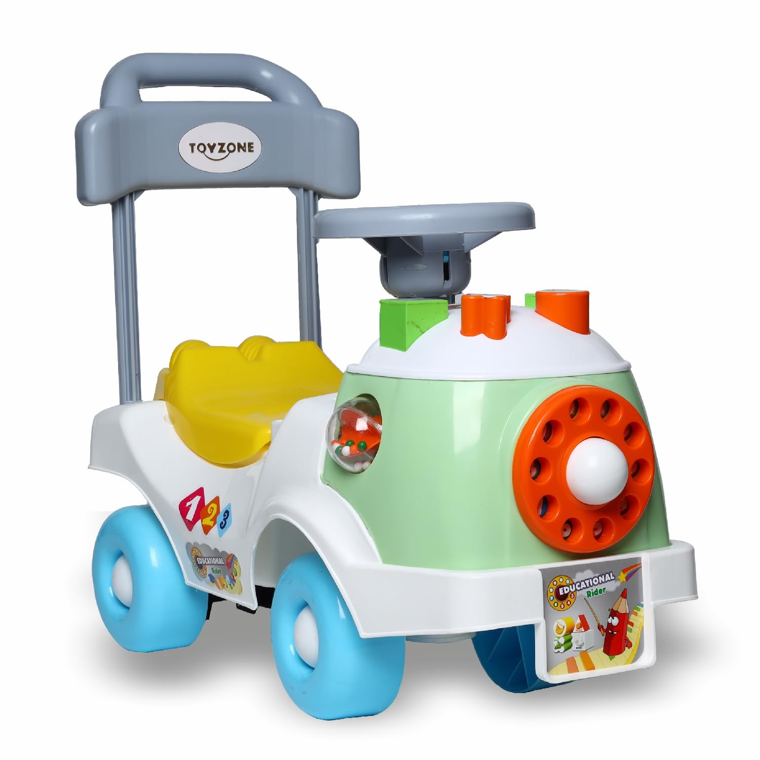 Toyzone Rider Car| Ride-on Baby Car |Toy Car|Push Car | Swing Car |Kids ...