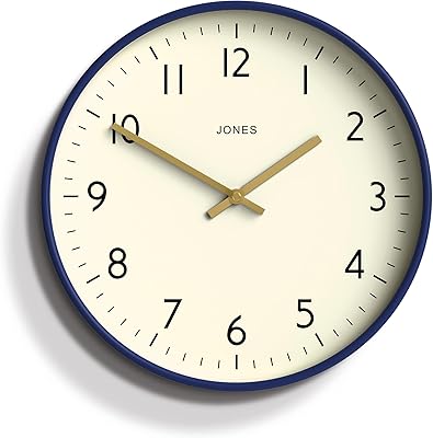Amazon.com: JONES CLOCKS® Box Retro Dial Wall Clock - Square Clock ...
