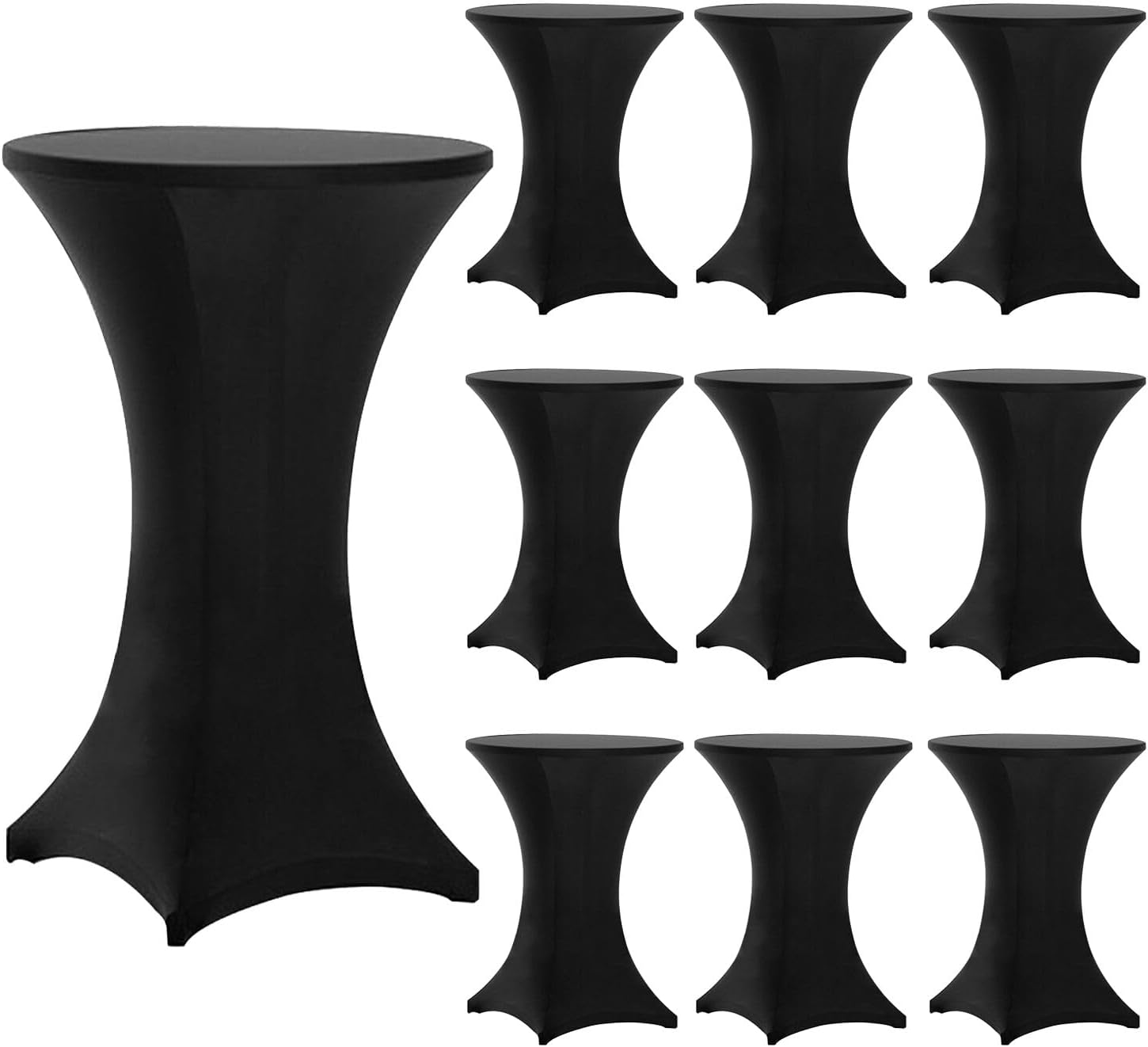 Amazon.com: Tina's 10 Pack 30x42 Inch Highboy Spandex Cocktail Table ...