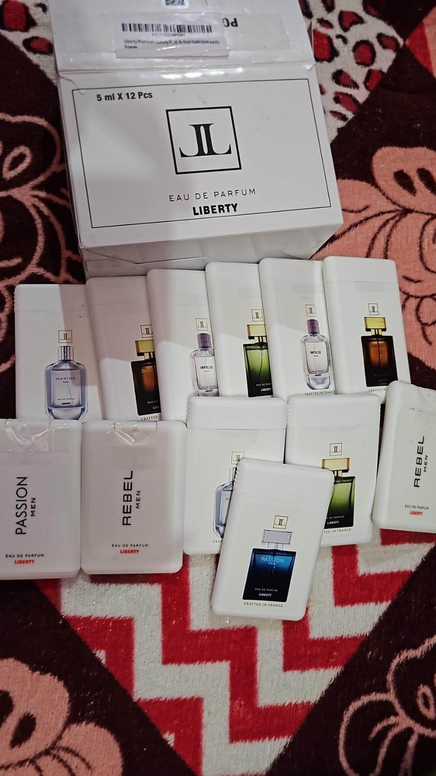 Buy Liberty Luxury Pocket Liquid Perfume Testers For Men, Gift Set ...