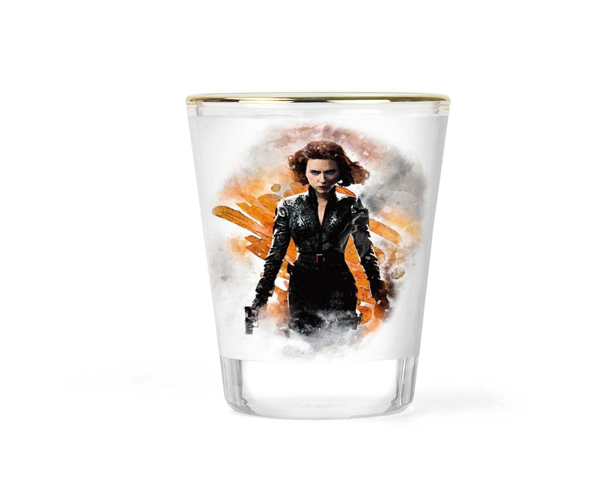 Superhero Shot Glasses - Antman - Black Panther - Black Widow - Captain ...