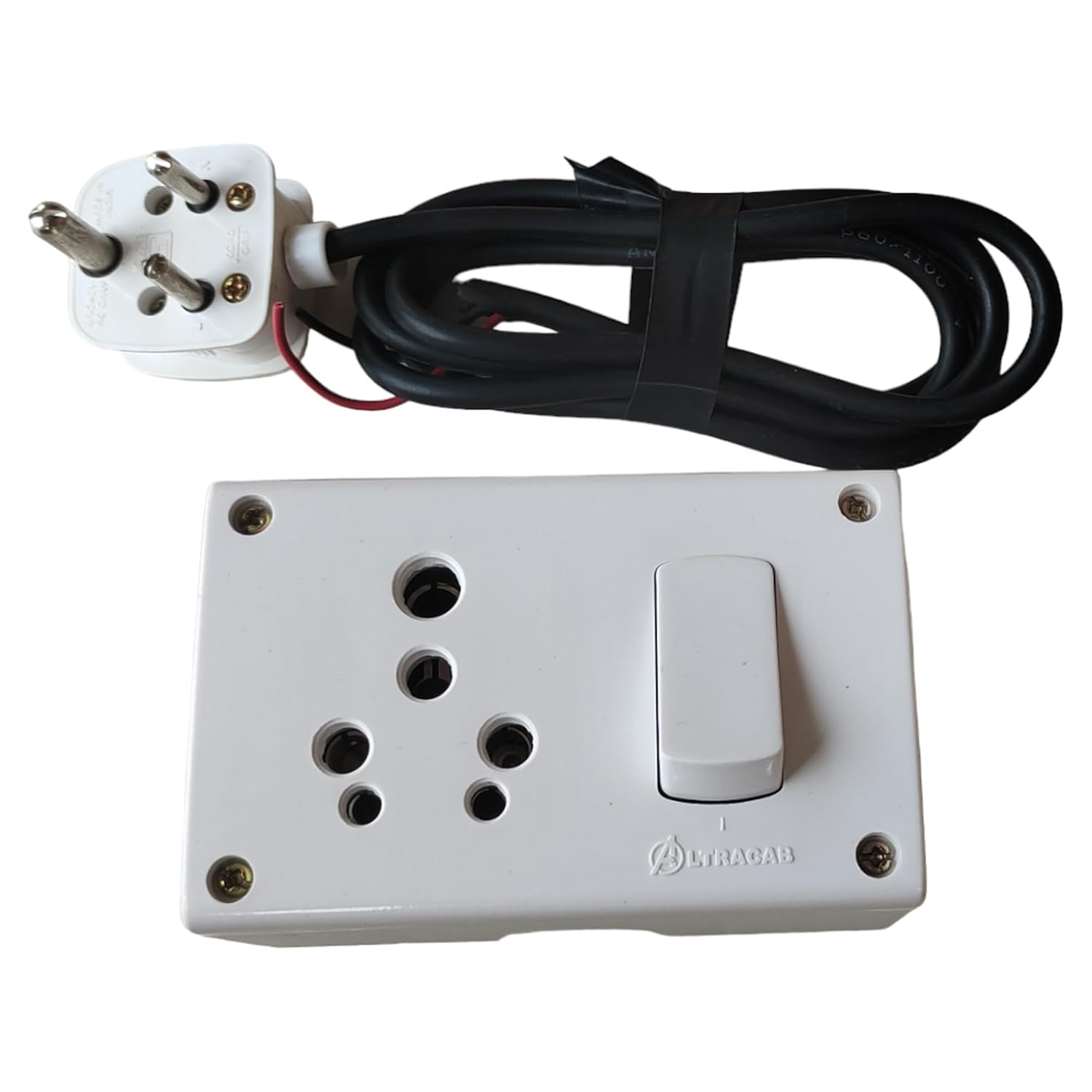 Buy Electric (3in1) Switch Socket Board with Wire 5 Meter Online at Low ...