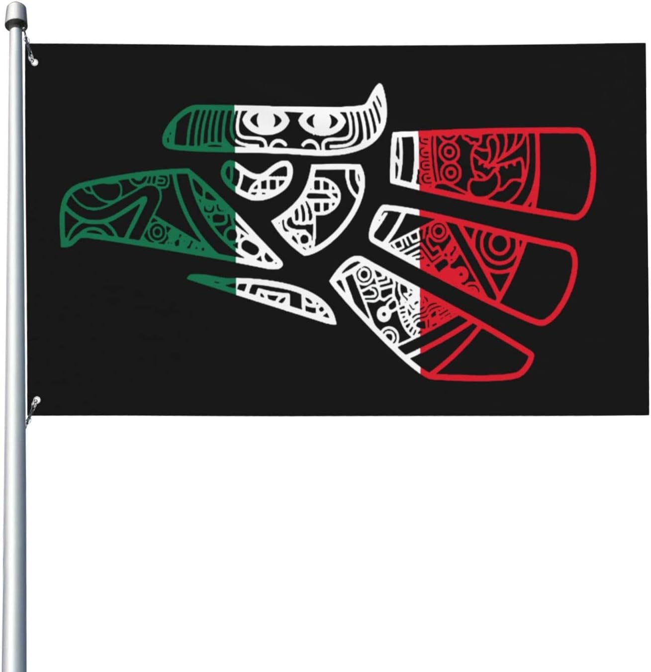 Amazon.com : 3x5 Ft Mexico Aztec Calendar Mexican Eagle Flag Indoor ...