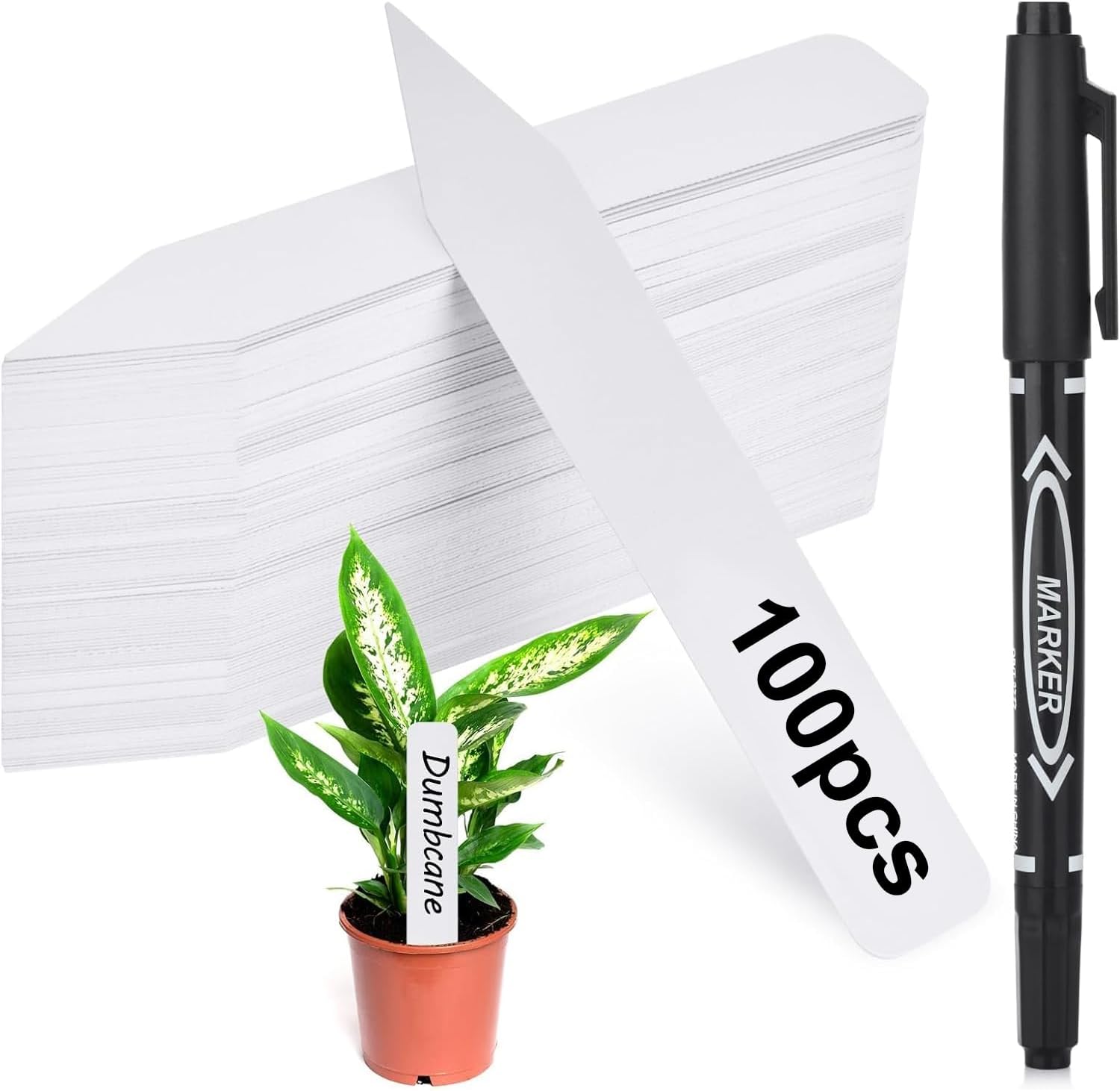 igadgitz home U6977 Waterproof Plant Labels Durable Garden Labels ...