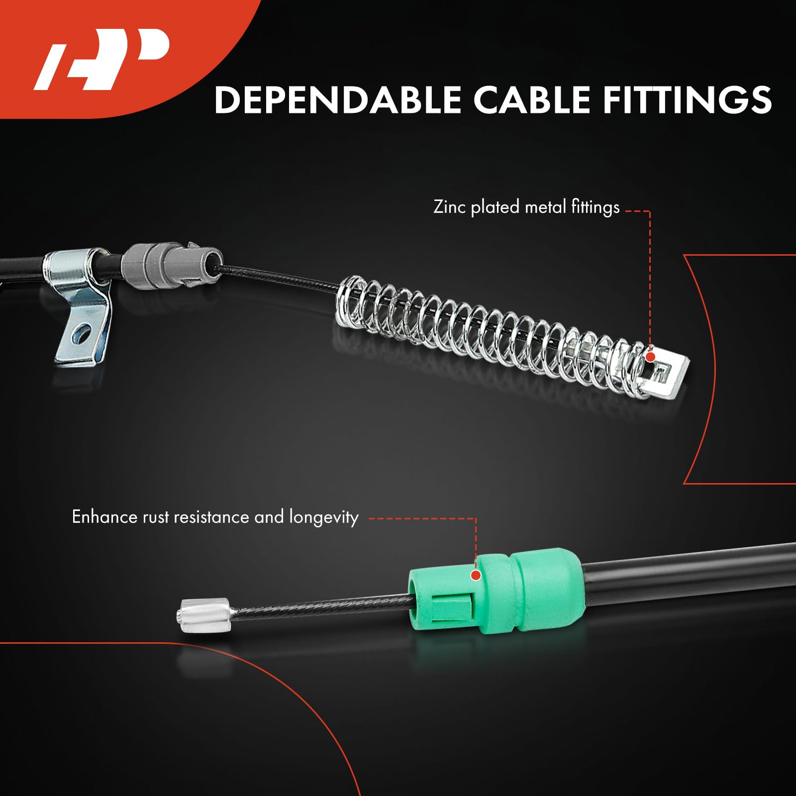 Parking Brake Cable Assembly A-premium Parking Brake Cable Chevy ...