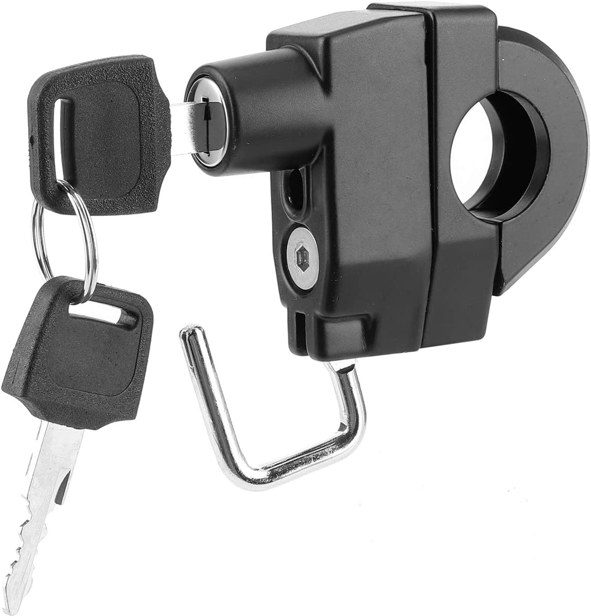 Amazon.com: Universal Motorcycle Helmet Lock Anti-Theft Helmet Safety ...