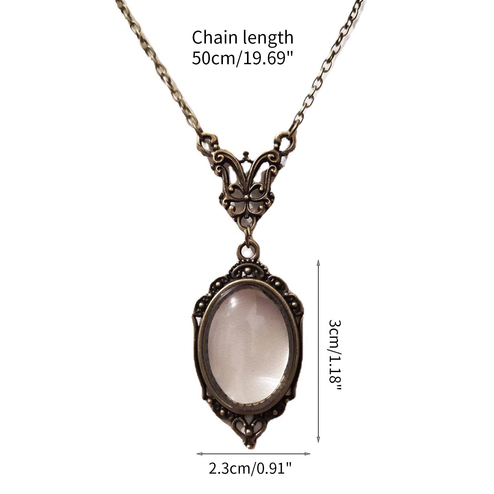 Glass Monocle With Chain