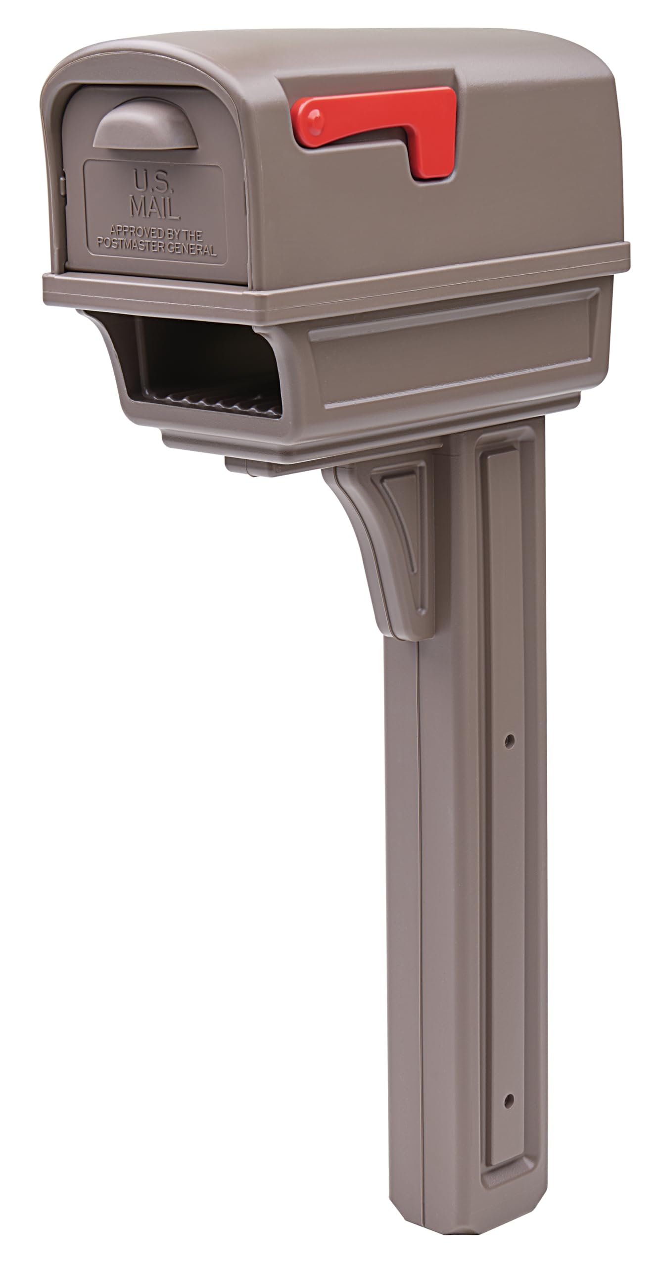 Architectural Mailboxes Gentry Plastic, Dual Access, Mailbox and Post ...