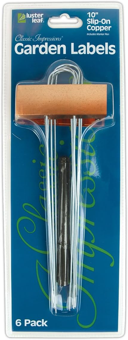 Amazon.com: Luster Leaf 6 Pack 770 10-Inch Slip-On Copper Garden Plant ...