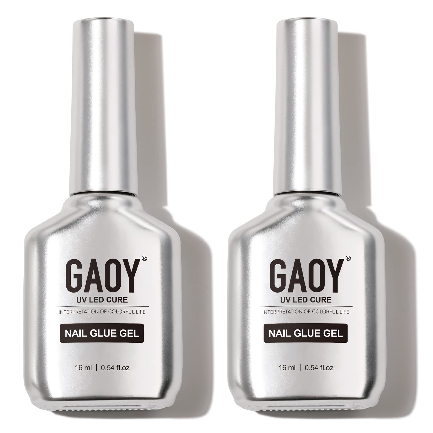 Amazon.com: GAOY 2Pcs 16ml Gel Nail Glue for Acrylic Nails Tips, 2 in 1 ...