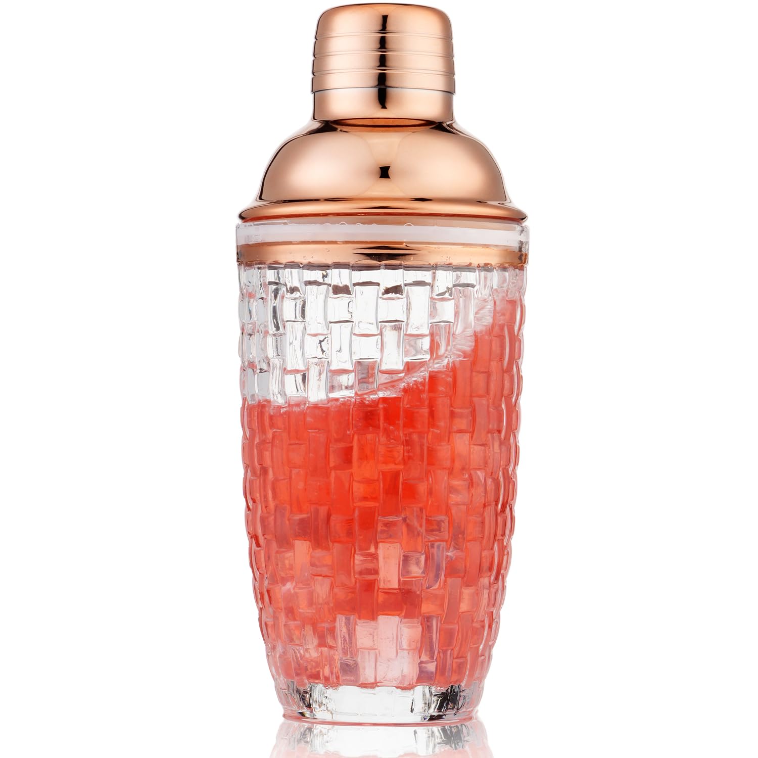 Snapklik.com : Gbuxska Glass Cocktail Shaker Set - Glass Shaker For ...