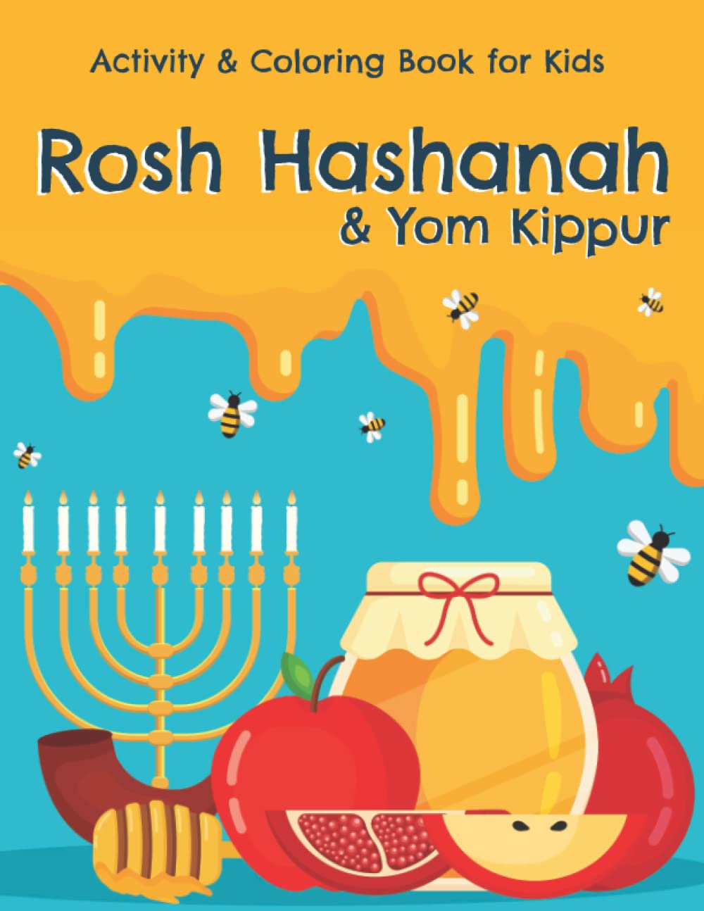 Buy Rosh Hashanah Activity Book for Kids - Rosh Hashanah & Yom Kippur ...