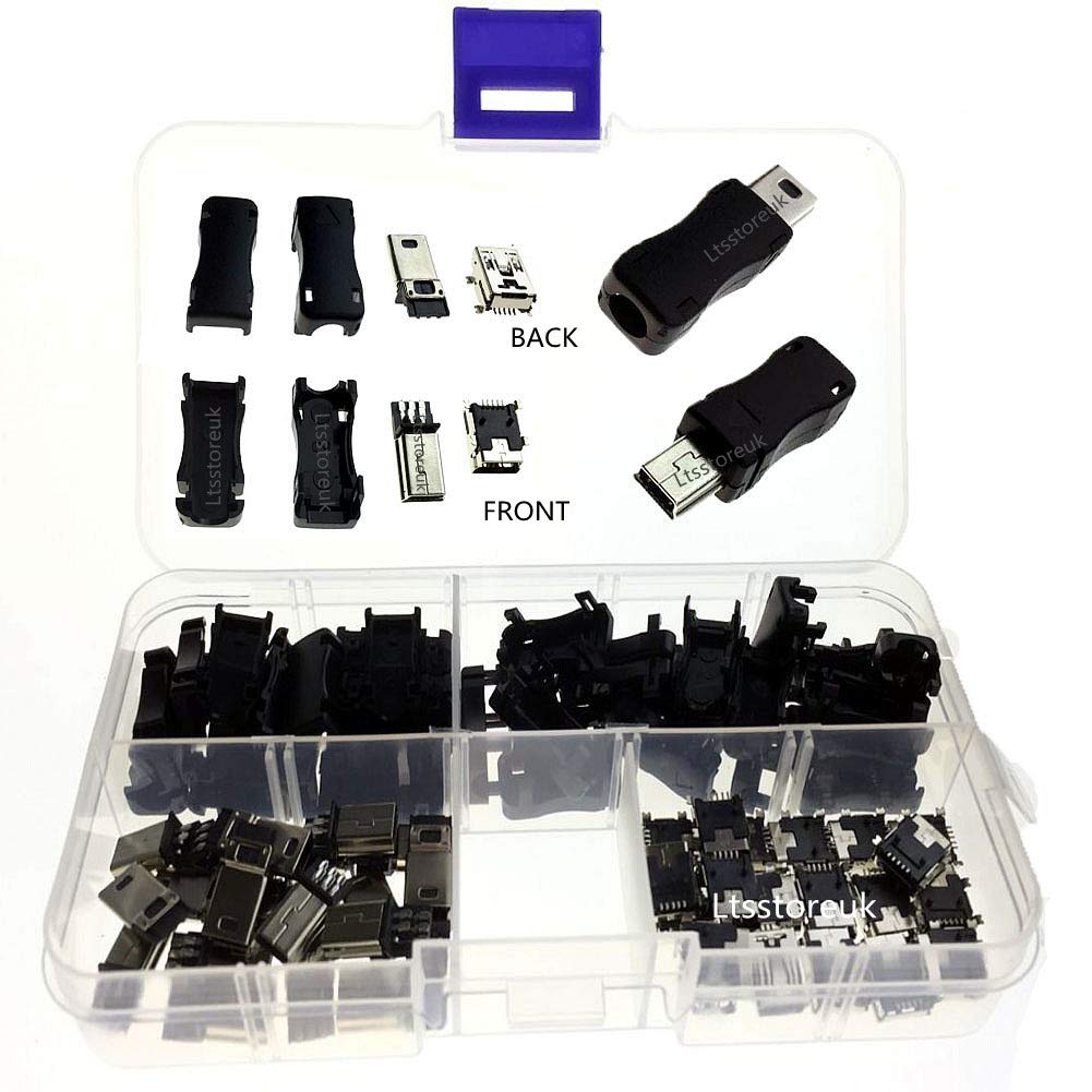 5 Pin Premium Mini Usb Type B Male Connector Plastic | Desertcart INDIA