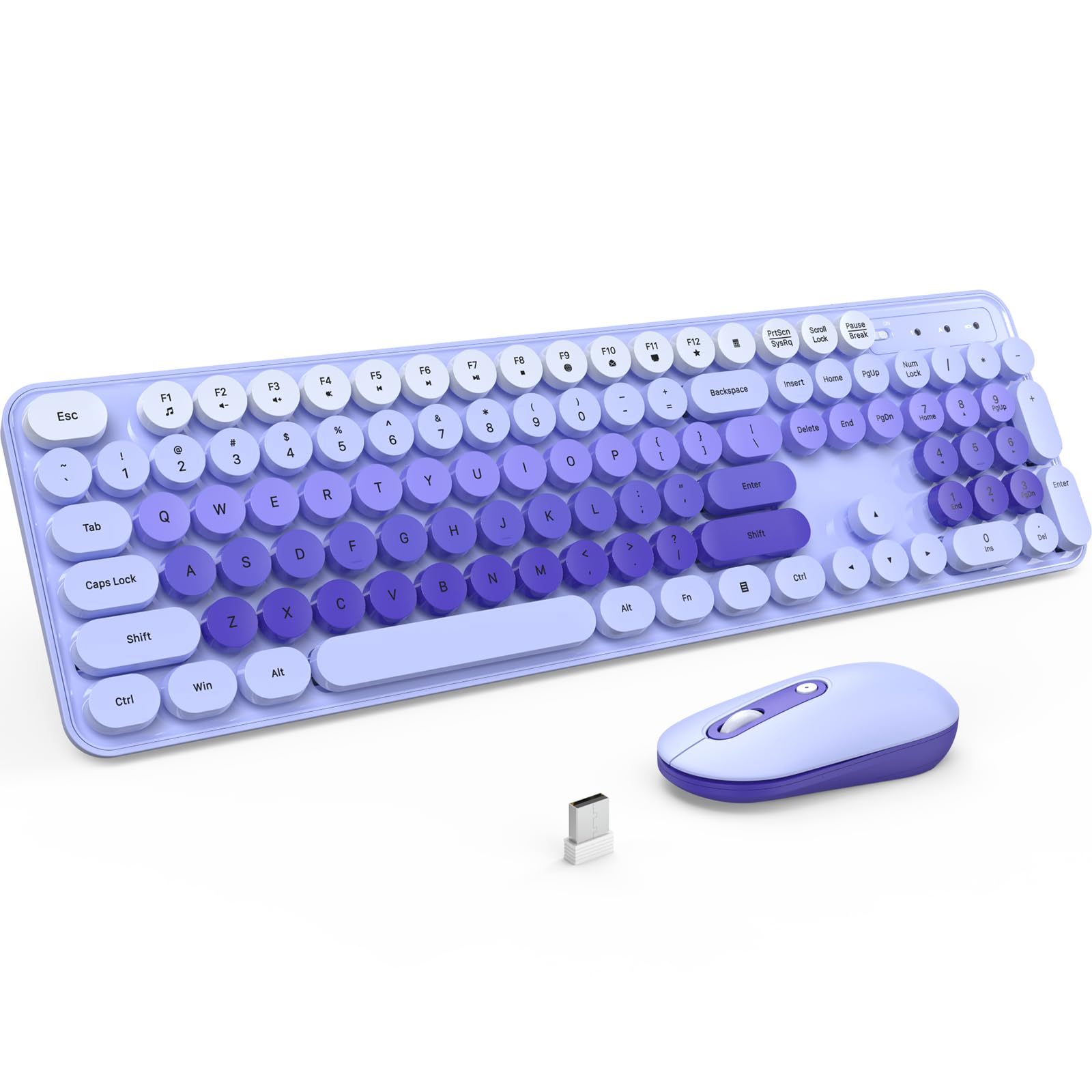 Amazon.com: Wireless Keyboard and Mouse, Silent Keyboard Mouse Combo ...