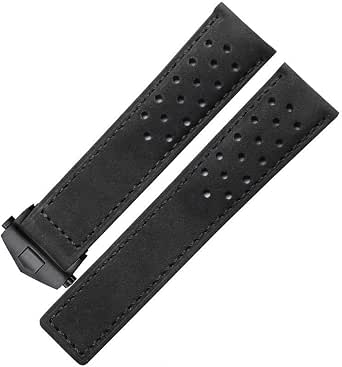 AEHON Genuine leather watchband for TAG heuer watch strap with folding ...