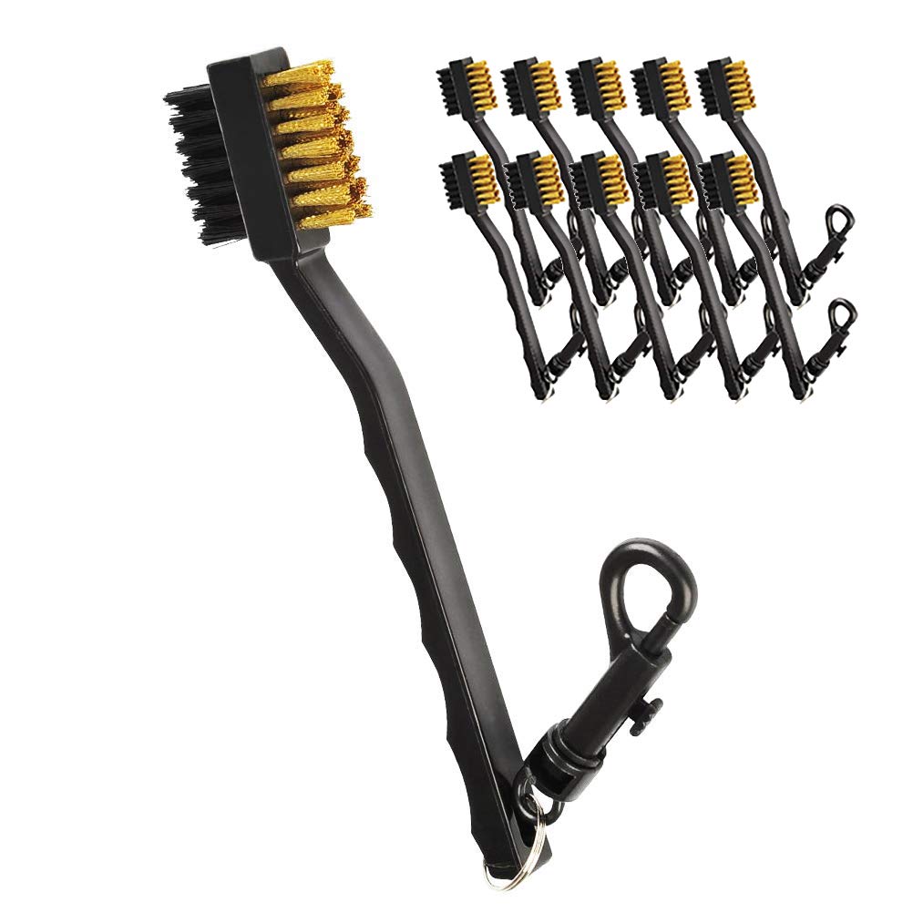 Amazon.com: Pack of 10 Golf Brush and Club Groove Cleaner Set, Golf ...