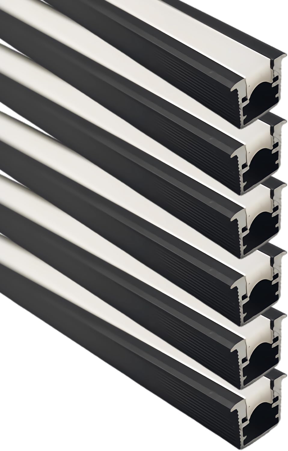 Amazon.com: JARBIH 6PACK 1M Led Aluminum Profile, 10x10mm U Type ...