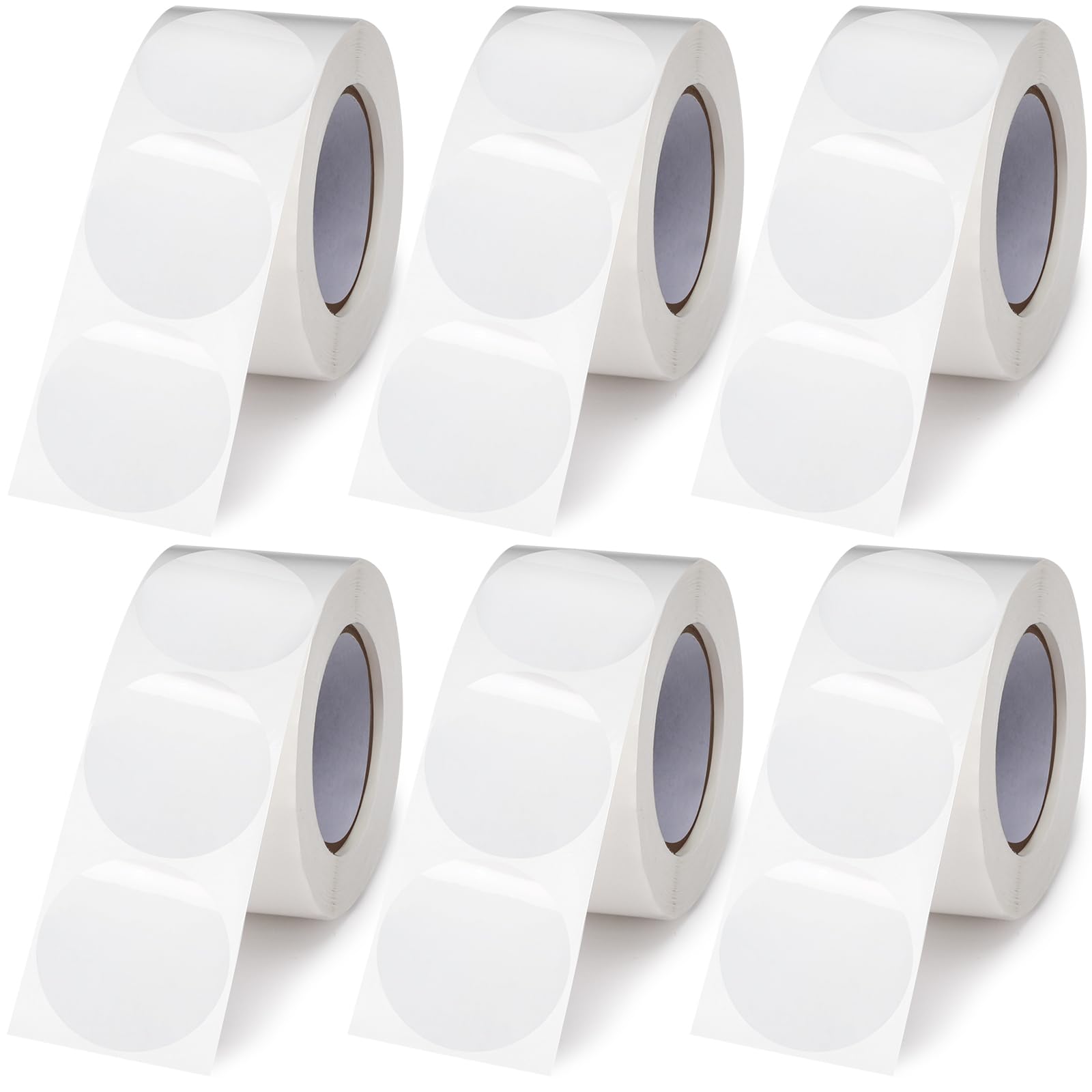 Amazon.com : 3000 Pcs Round Clear Seal Stickers 1.5 Inch Transparent ...