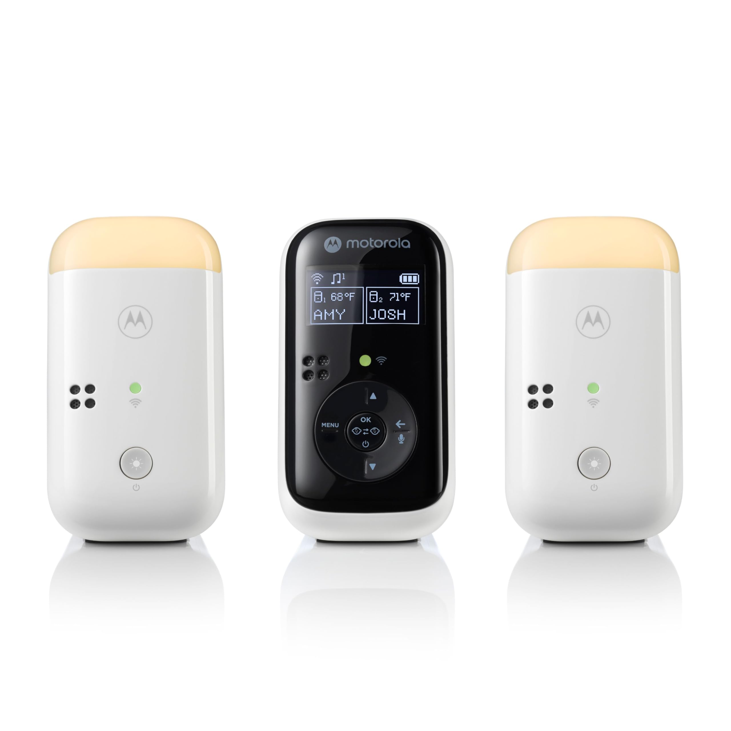 Amazon.com: Motorola Nursery PIP15 Audio Baby Monitor, Dual Room HD ...