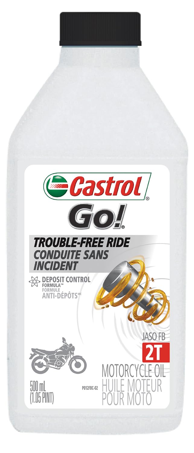 Castrol Go! 2T Two Stroke Motor Oil 500ml : Amazon.ca: Automotive