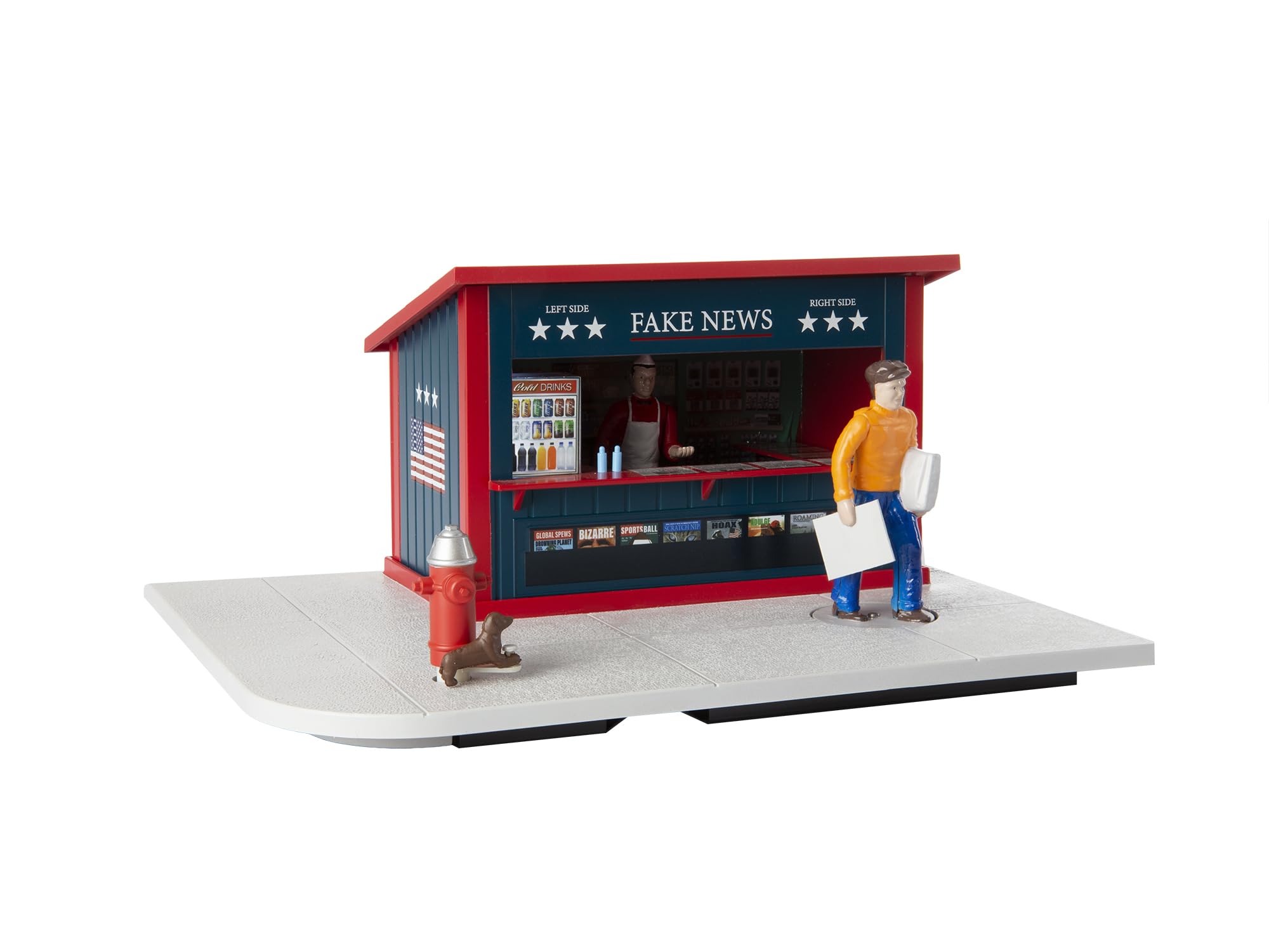 Amazon.com: Lionel Fake News Plug-Expand-Play Stand with Animated ...