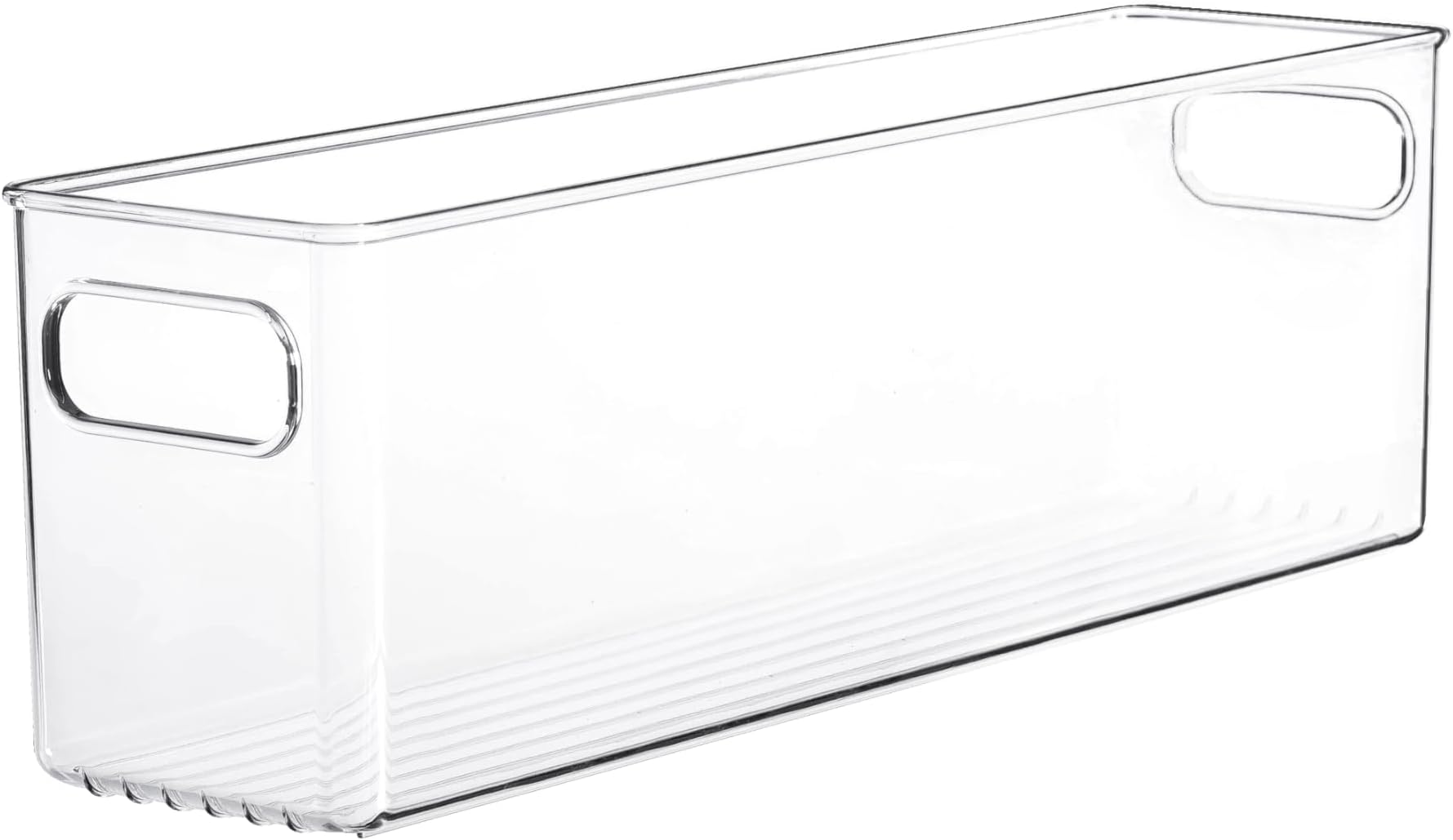 Amazon.com: Clear Plastic Storage Bins, Stackable Pantry Organization ...