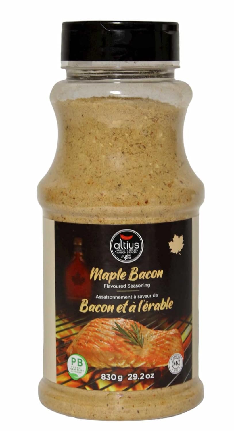 Amazon.com : Altius Maple Bacon Flavored Seasoning 29 Ounce for Fish ...